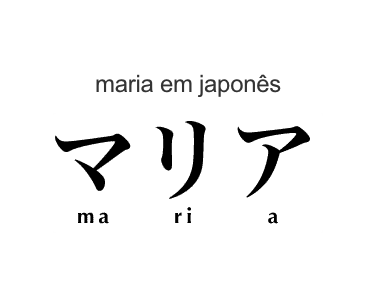 Escreva seu nome em Japonês