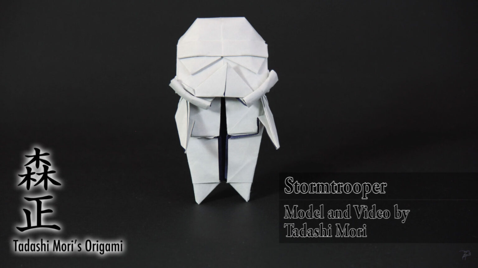 Aprenda a fazer um origami de Stormtrooper - Made in Japan