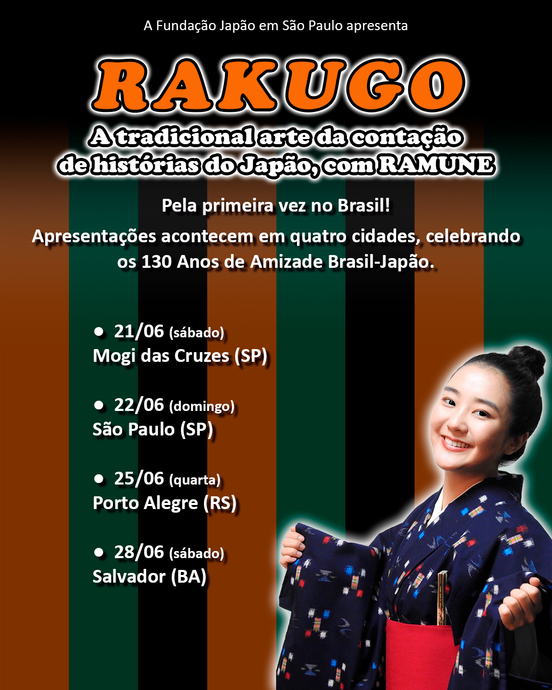 Apresentação de Rakugo no Brasil - Made in Japan